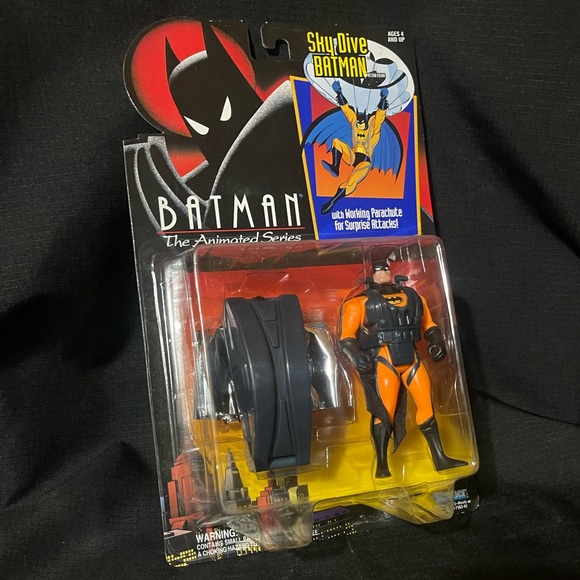 Kenner | Toys | 992 Batman The Animated Series Sky Dive Batman Working ...